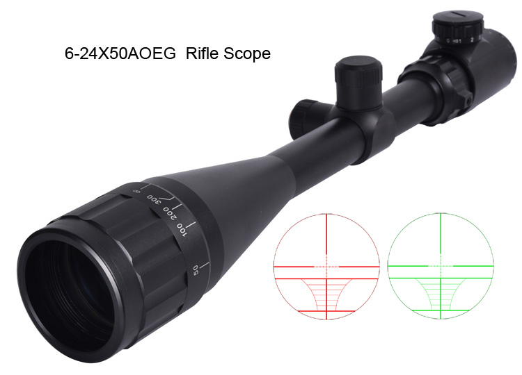 Tactical 6 24X50 AOEG Illuminated Scope Riflescopes With Adjustable Tactical 6 24X50 AOEG Illuminated Scope Riflescopes With Adjustable